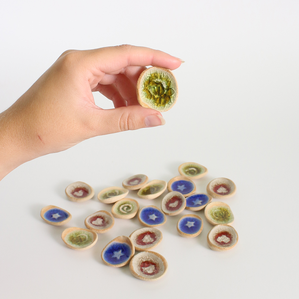 Handmade Ceramic Pocket Token Worry Stone | Eco Gift – Habulous